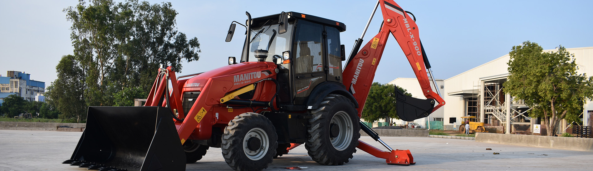 Backhoe loader TLB - Manitou
