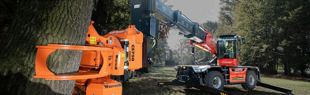 Tree Saw For MRT Rotating Telehandlers - Manitou