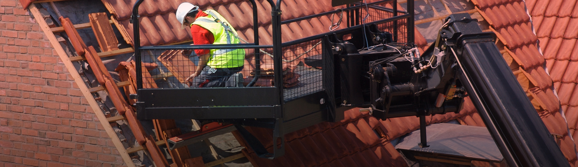 Roofing machine, roofing platform - Manitou