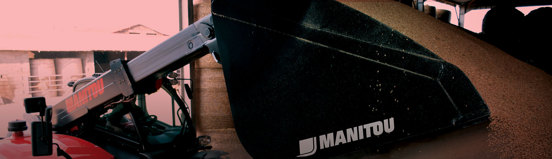 Telehandler bucket, forklift bucket - Manitou