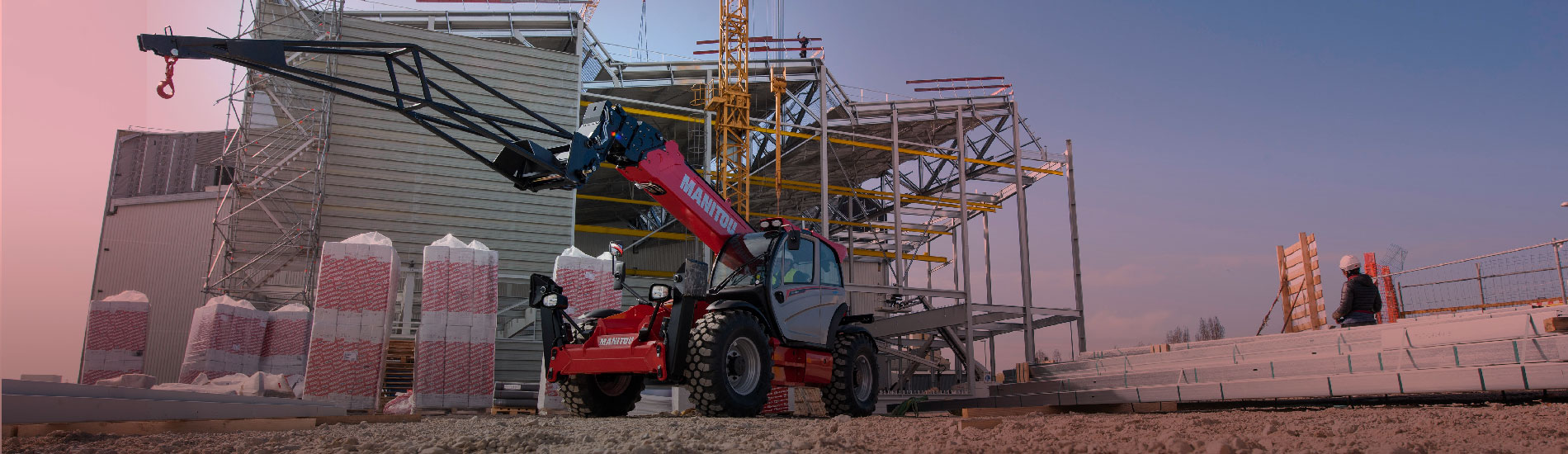 Construction telehandler MT-X, telescopic handler - Manitou