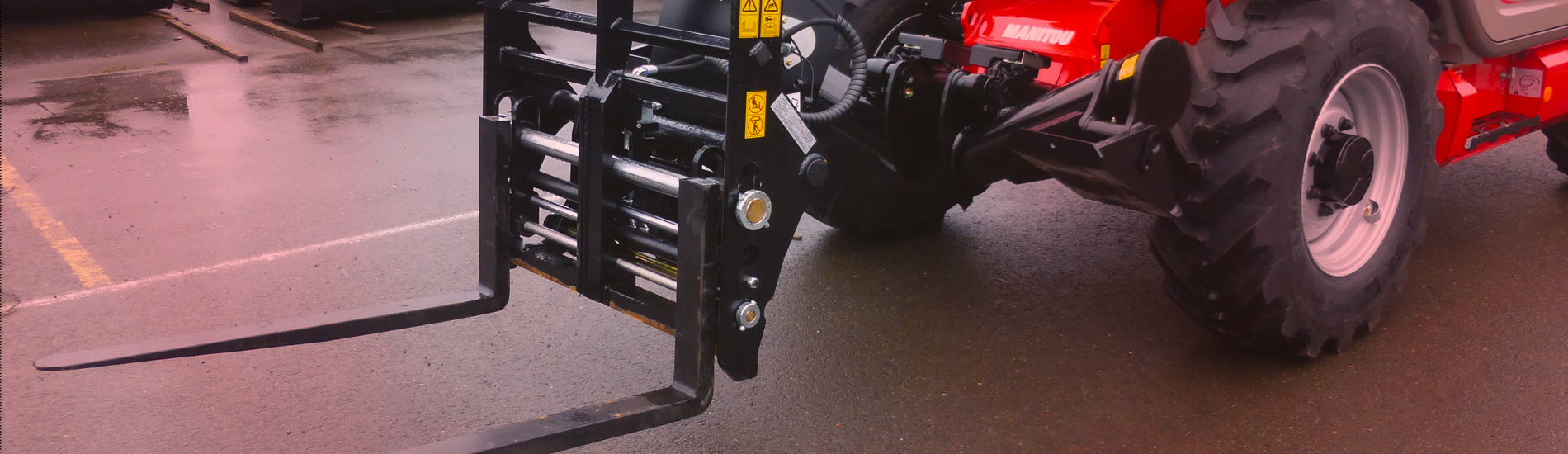 Hydraulic Fork Positioner for Floating Fork - Manitou