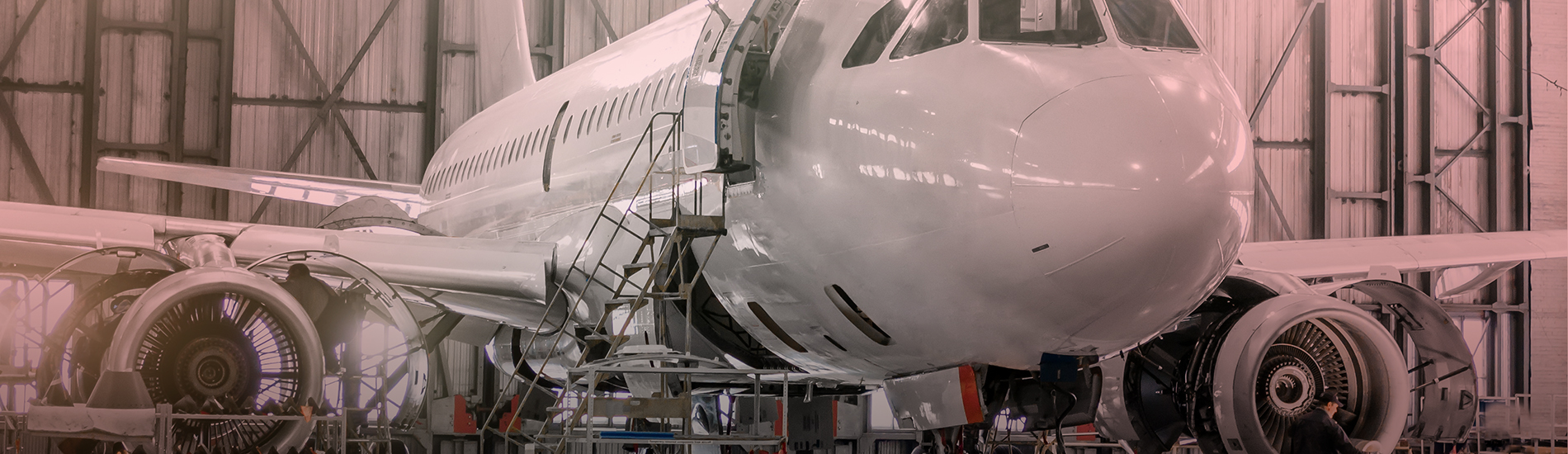 Plataforma para aeronáutica, plataforma de acceso al avión - Manitou
