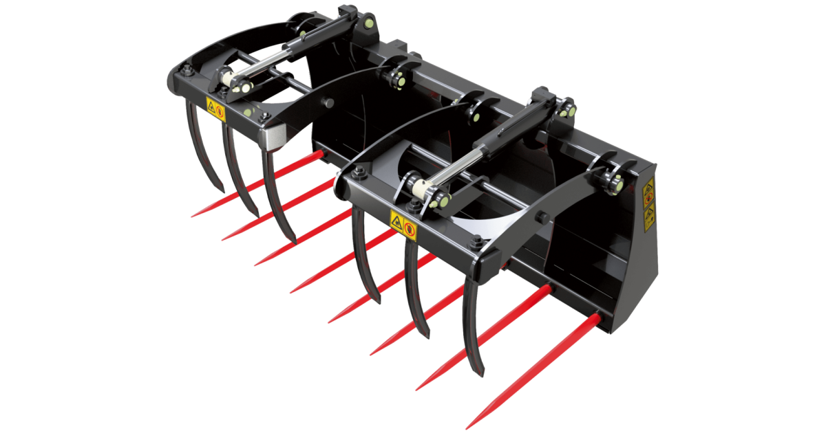 Manitou Manure Fork With Grapple (Compact machines), forks & grabs ...