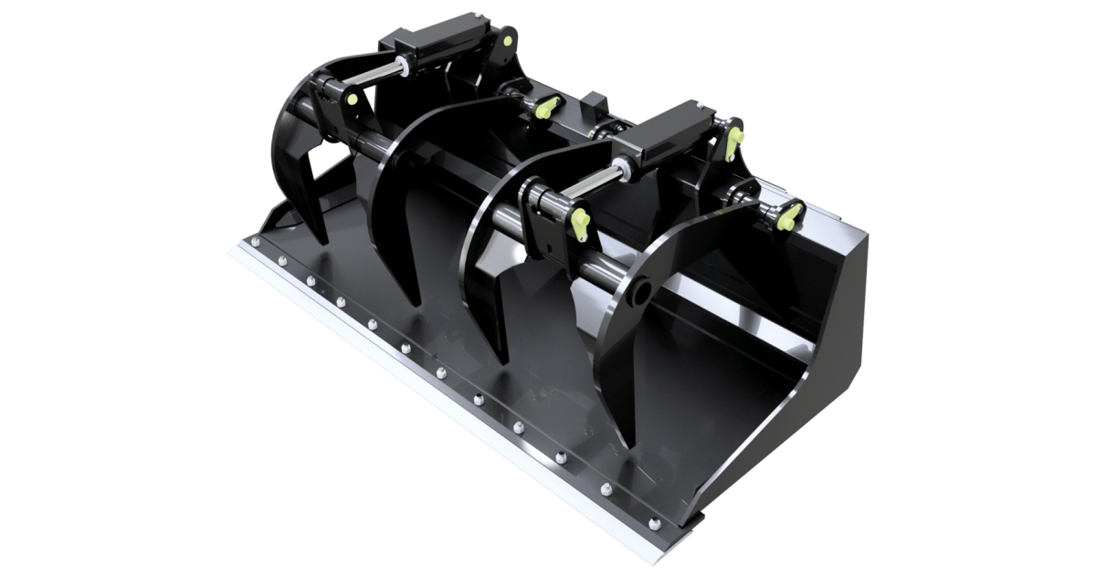 Manitou Industrial Grapple Bucket (Compact machines), buckets | Manitou