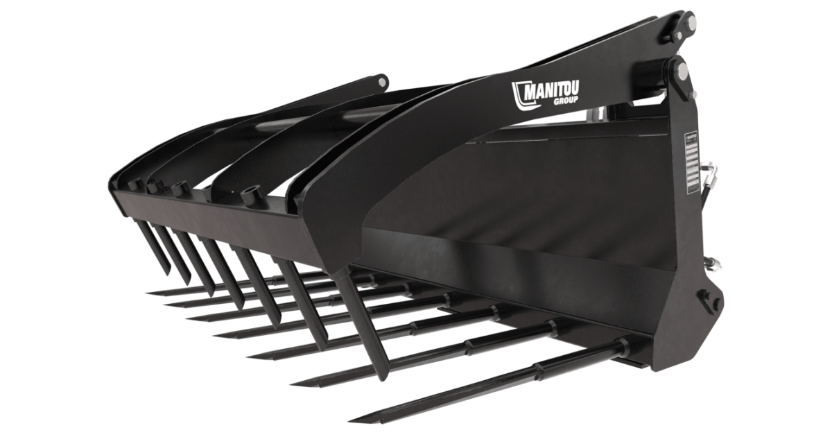 Manitou Manure Fork With Grapple, forks & grabs | Manitou