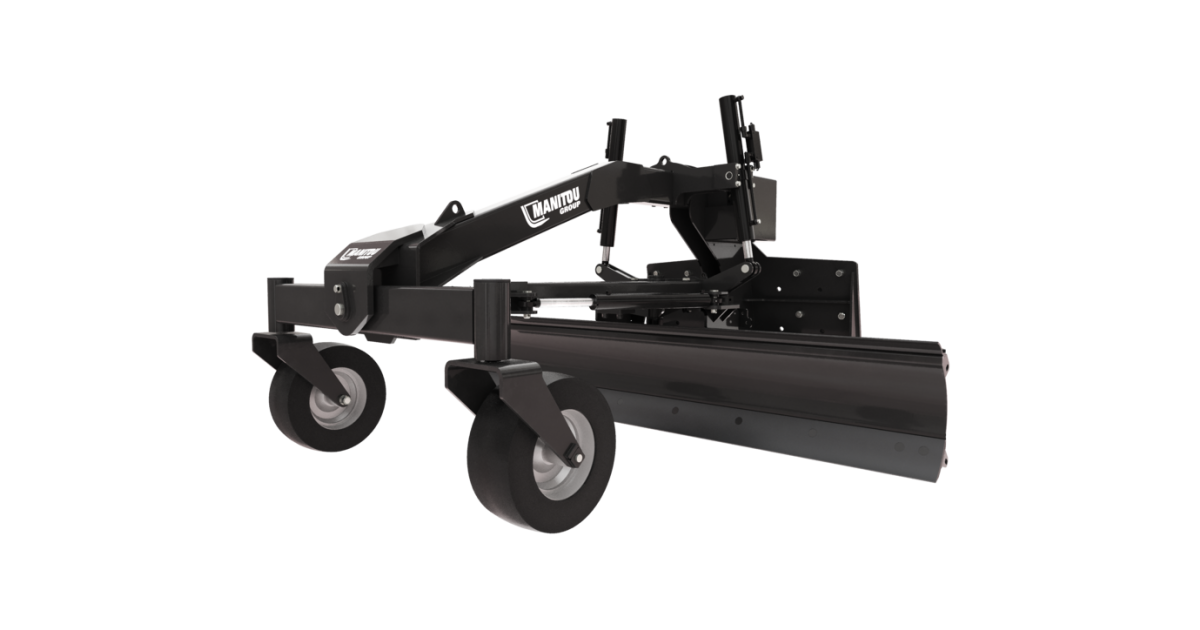 Manitou Planierschild mit Seitenverschiebung, Nivellierungslösungen ...