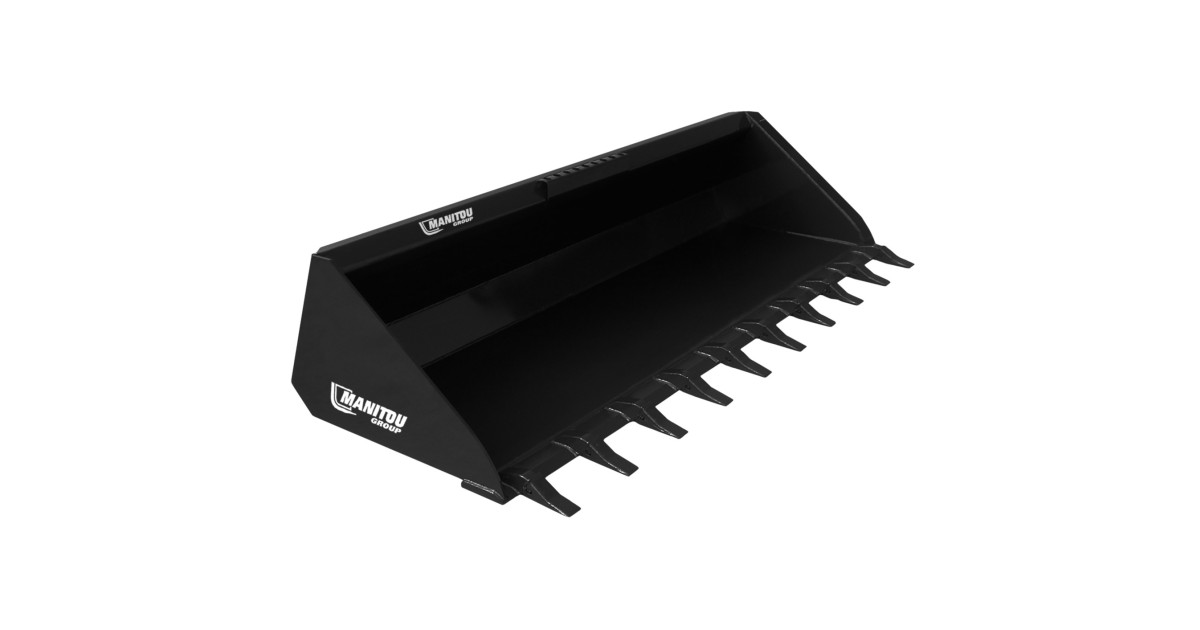 Manitou Construction bucket with teeth, buckets | Manitou