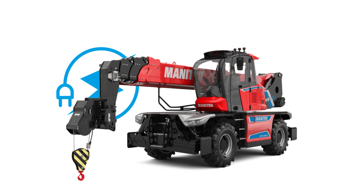 Manitou MRT 2660 e, rotating telehandlers | Manitou